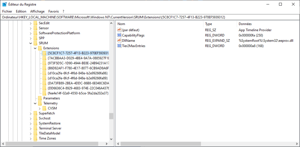SRUM (System Ressource Utilization Manager) - Forensgeek - G33Keries.org